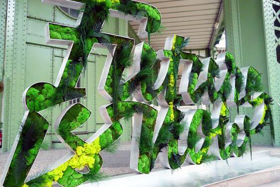 Greenery Letters | WhiteClouds | We build custom 3D Greenery Letters
