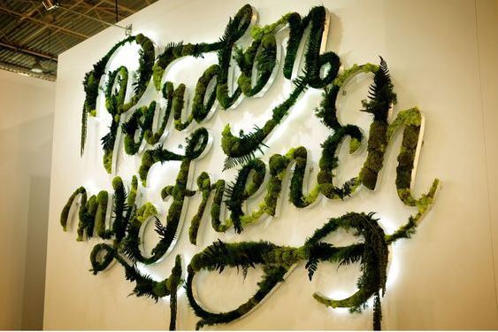 Greenery Letters | WhiteClouds | We build custom 3D Greenery Letters