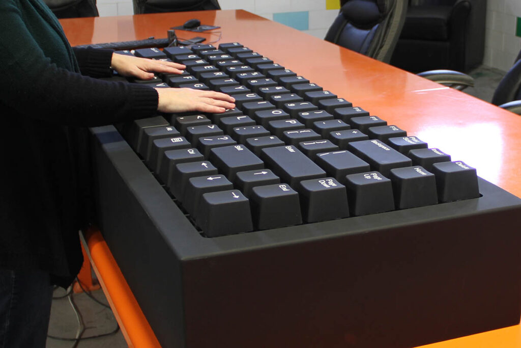 Giant Computer Keyboard Prop - WhiteClouds