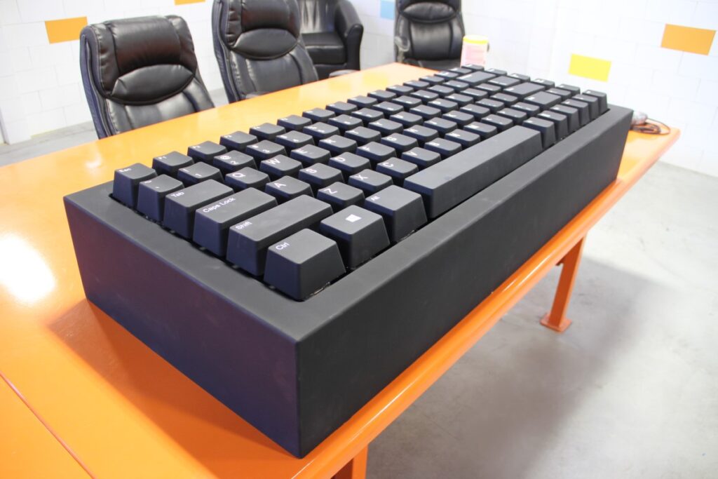 Giant Computer Keyboard Prop - WhiteClouds