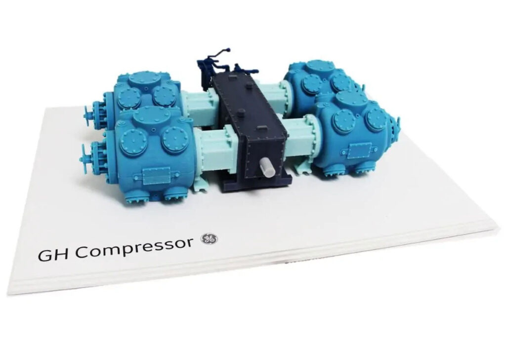 Industrial Compressor Scale Model - WhiteClouds