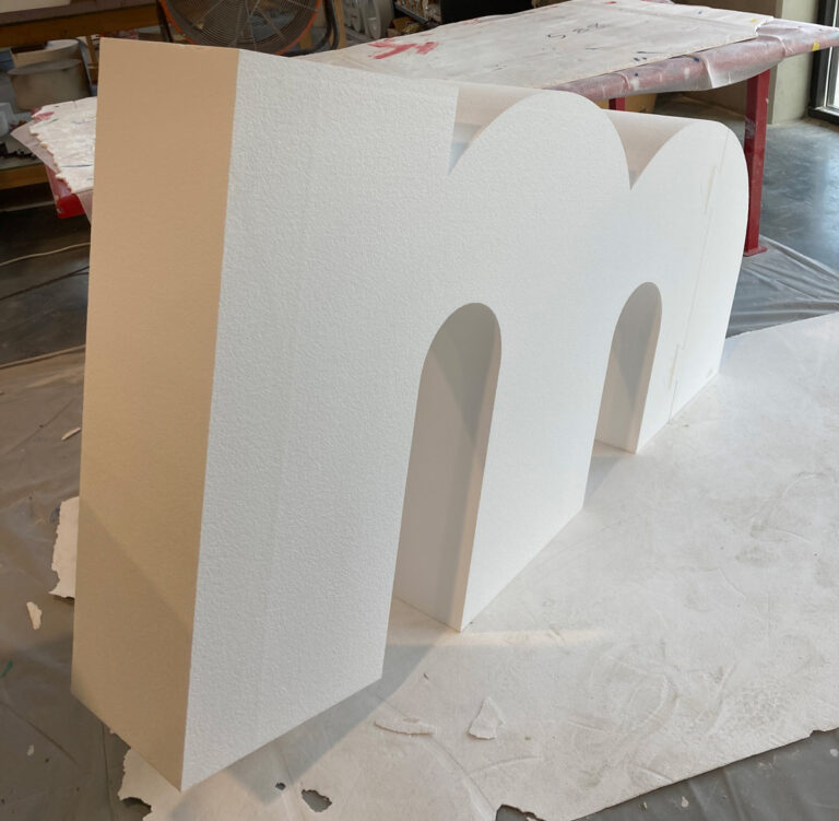 Large Foam Letters Custom 3D Fabrication Services - WhiteClouds
