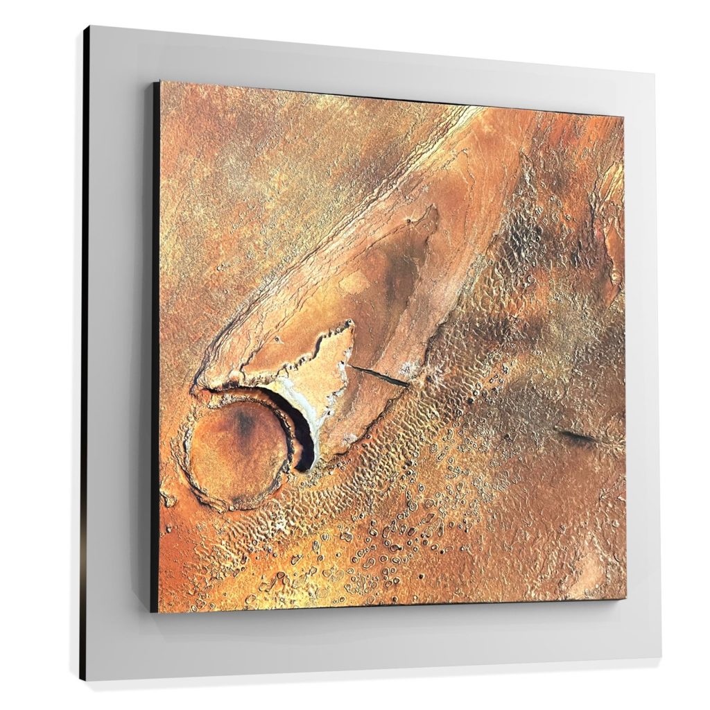 Marscapes 3D Raised-Relief Model Decor of the Mars Surface - WhiteClouds
