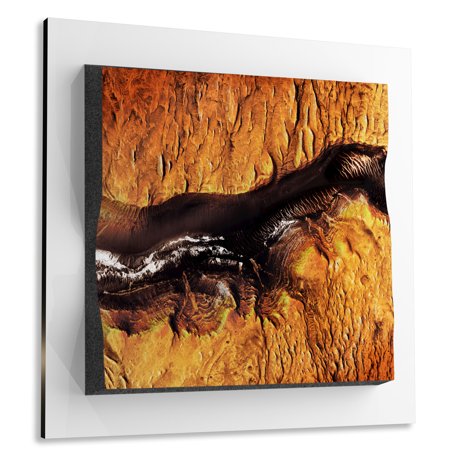 Marscapes 3D Raised-Relief Model Decor of the Mars Surface - WhiteClouds