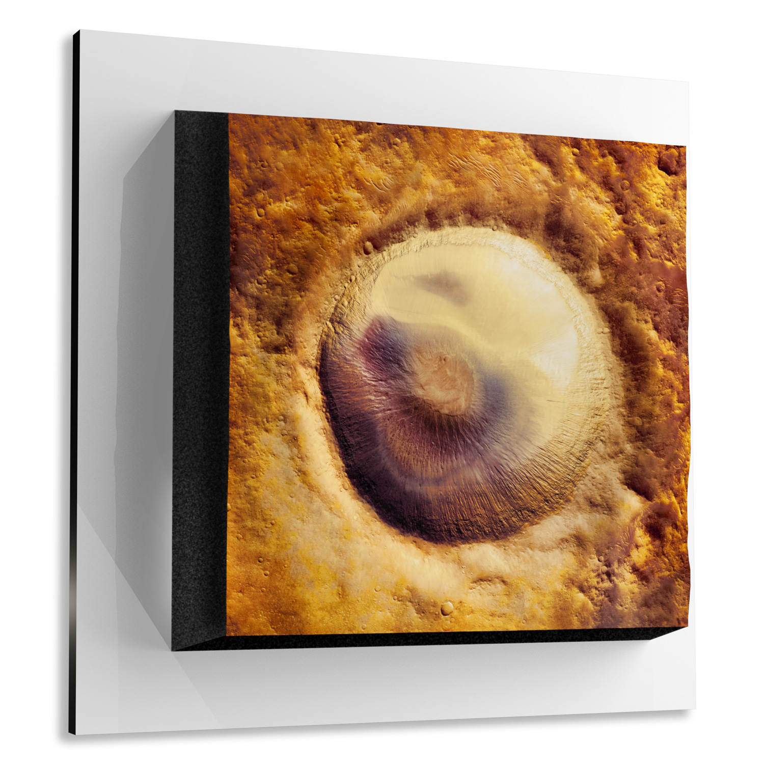 Marscapes 3D Raised-Relief Model Decor of the Mars Surface - WhiteClouds