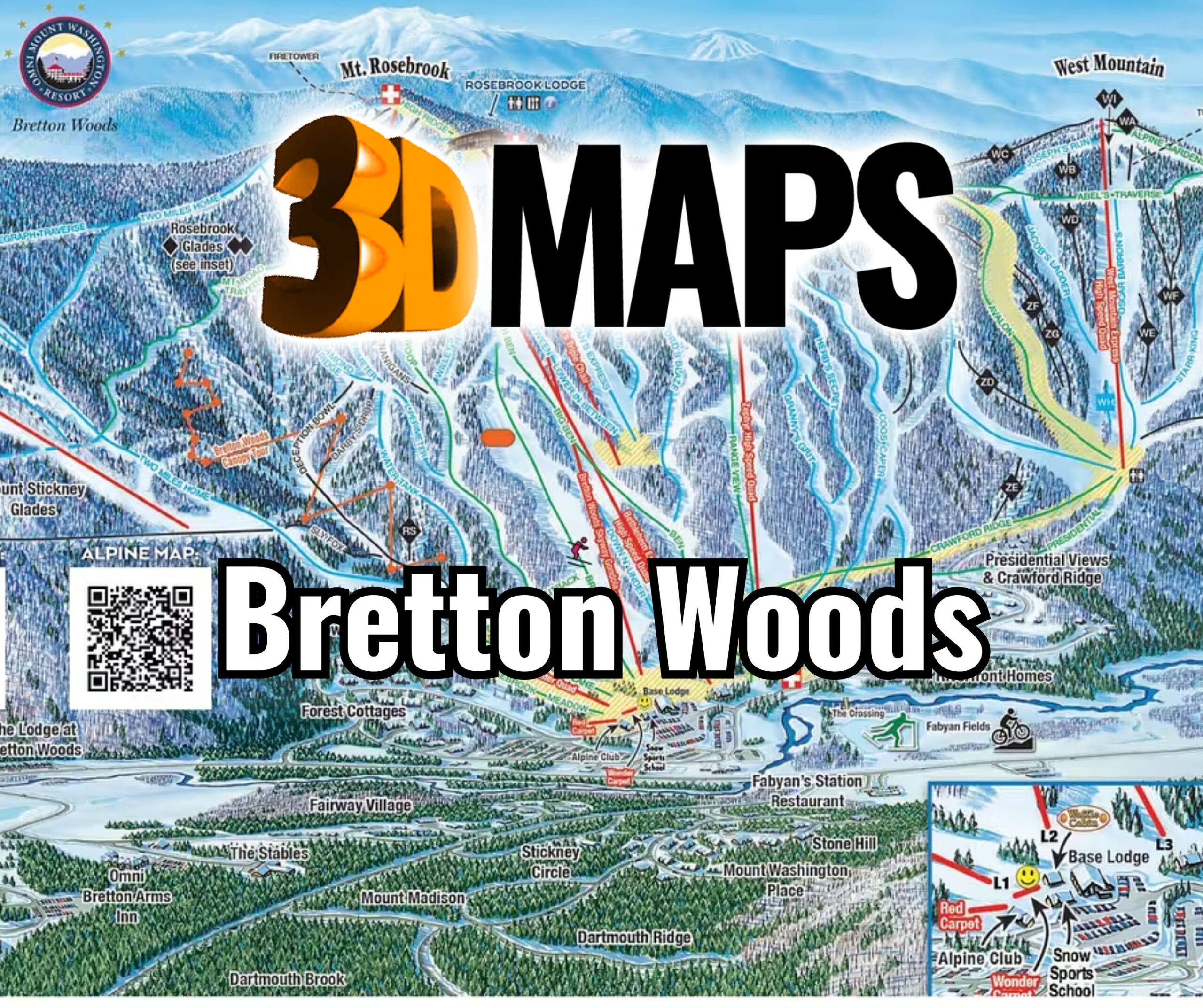 Bretton Woods 3D Maps - WhiteClouds