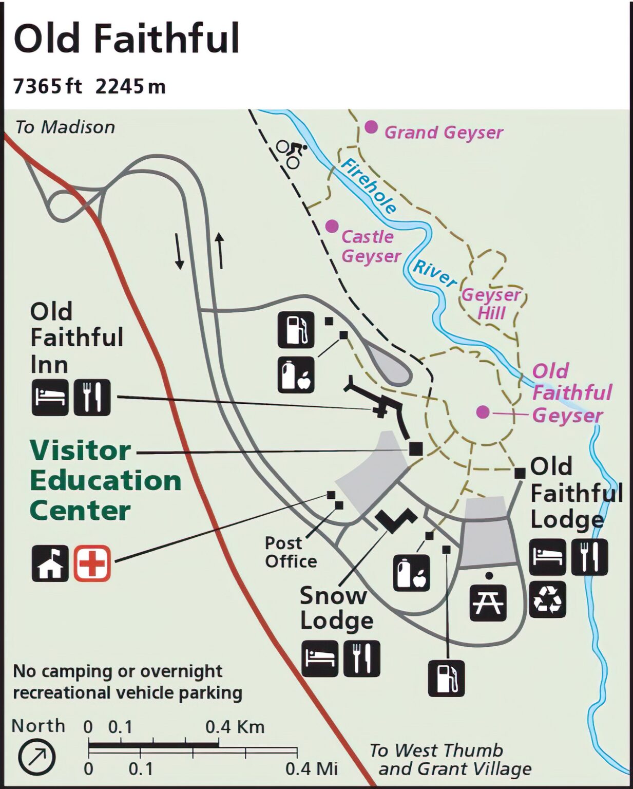 Yellowstone National Park Maps - WhiteClouds