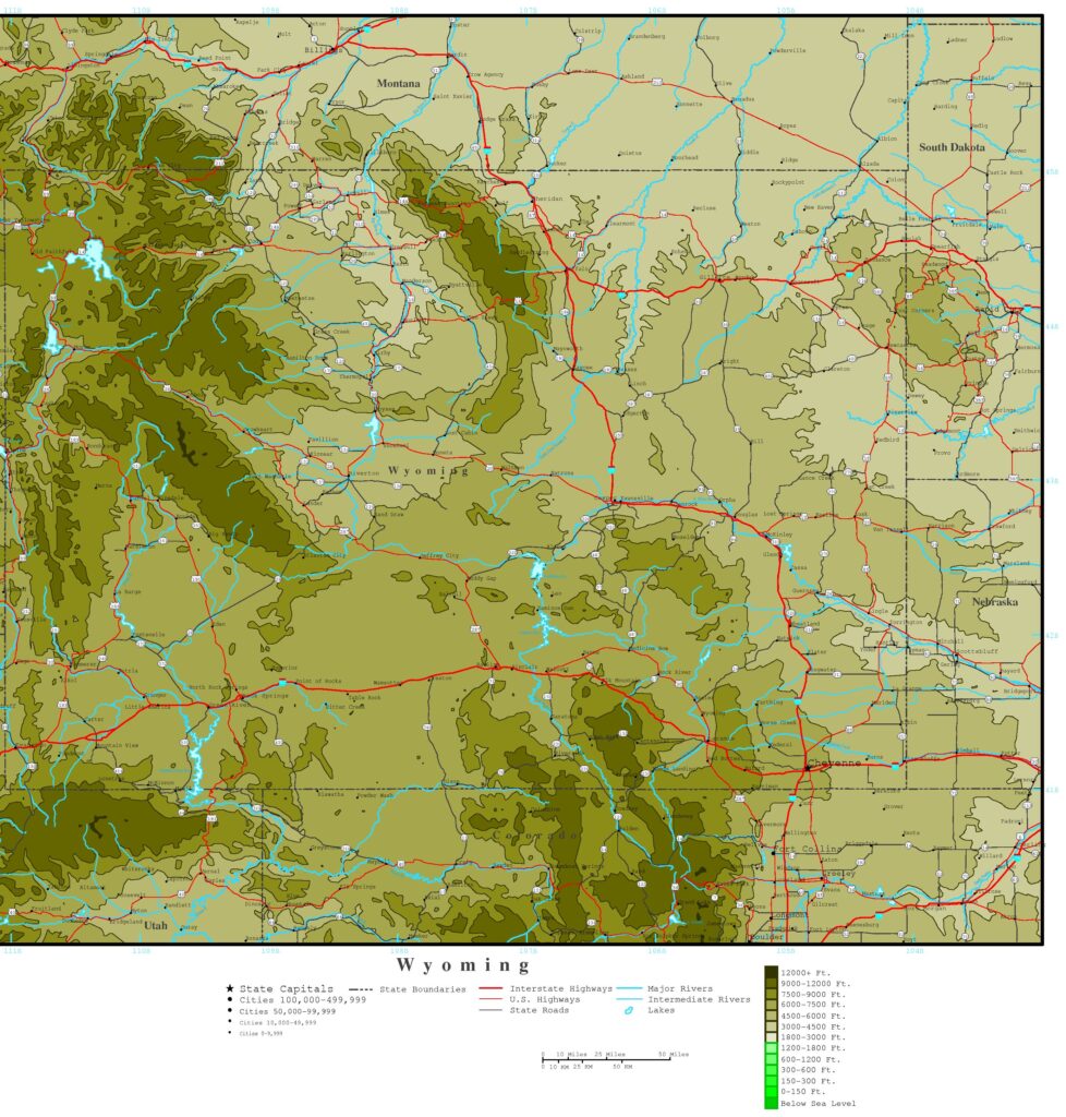 Yellowstone National Park Maps - WhiteClouds