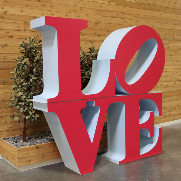 6 Foot Foam Letters - WhiteClouds