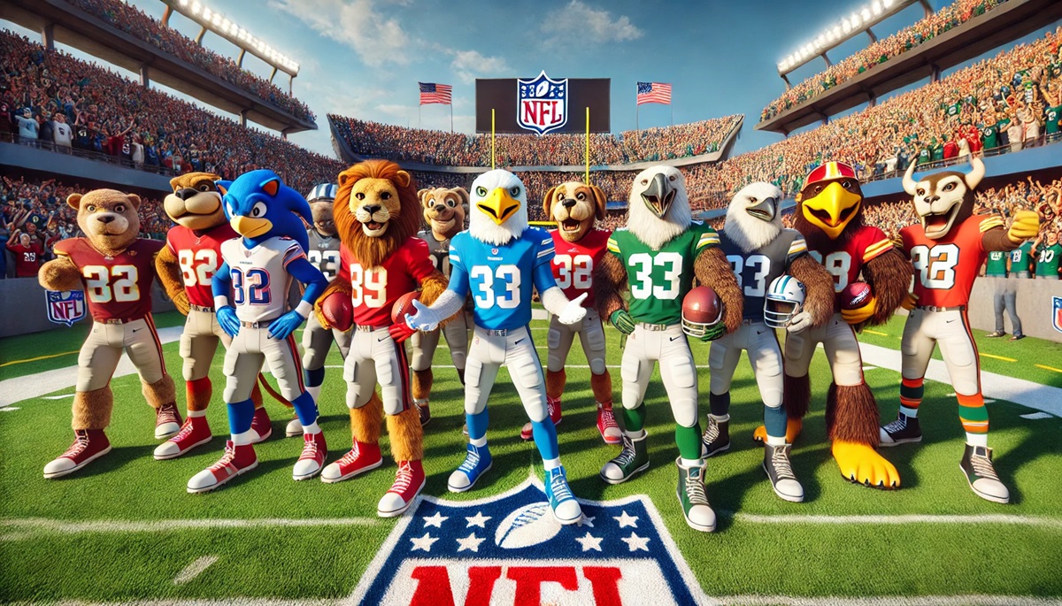 32 NFL Mascots - WhiteClouds