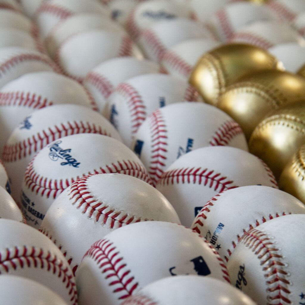 Large Baseball Numbers Prop - WhiteClouds