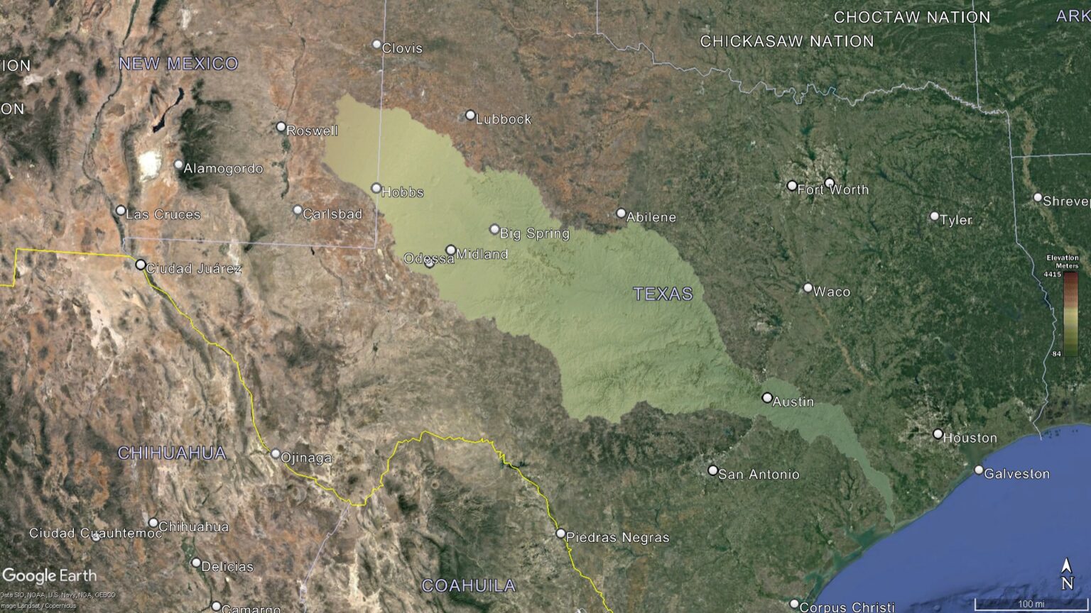 Texas Watershed Maps - WhiteClouds