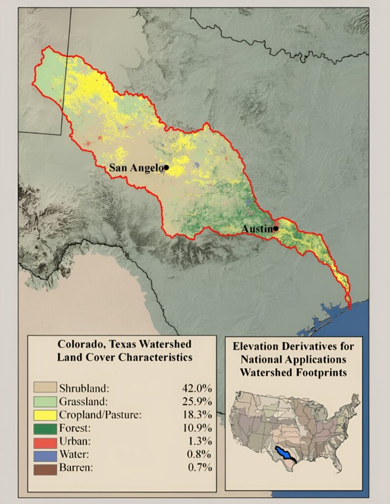Texas Watershed Maps - WhiteClouds