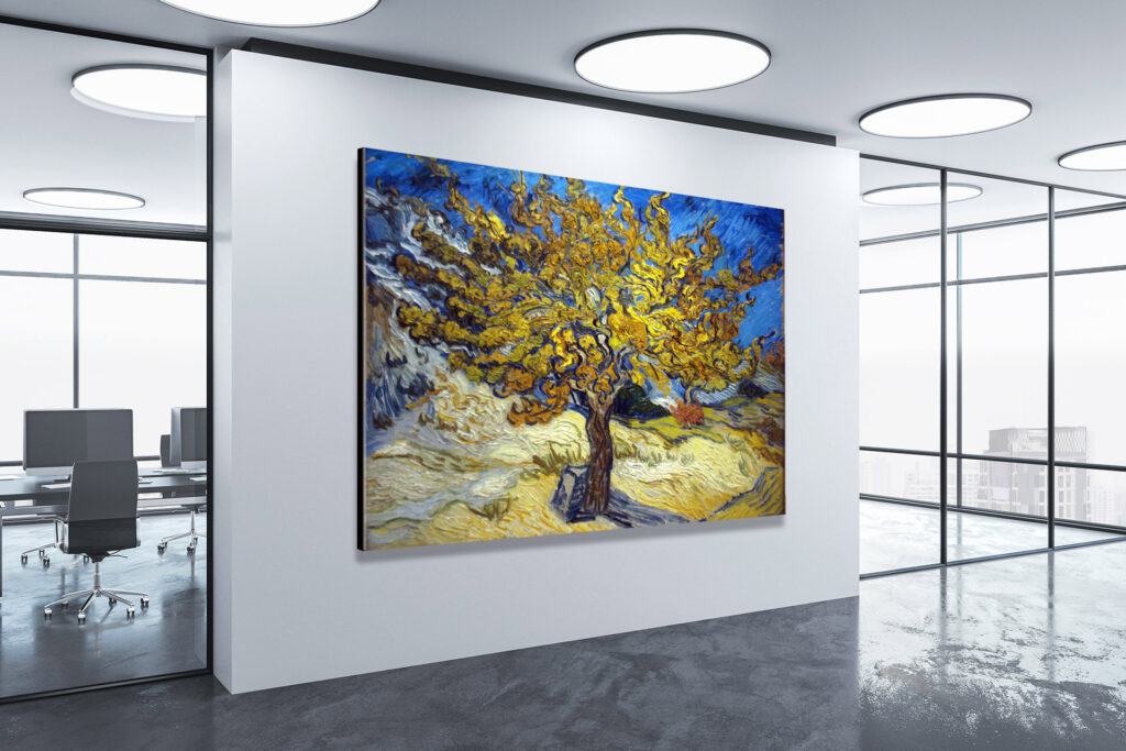 "The Mulberry Tree" by Vincent Van Gogh, 1889 - WhiteClouds