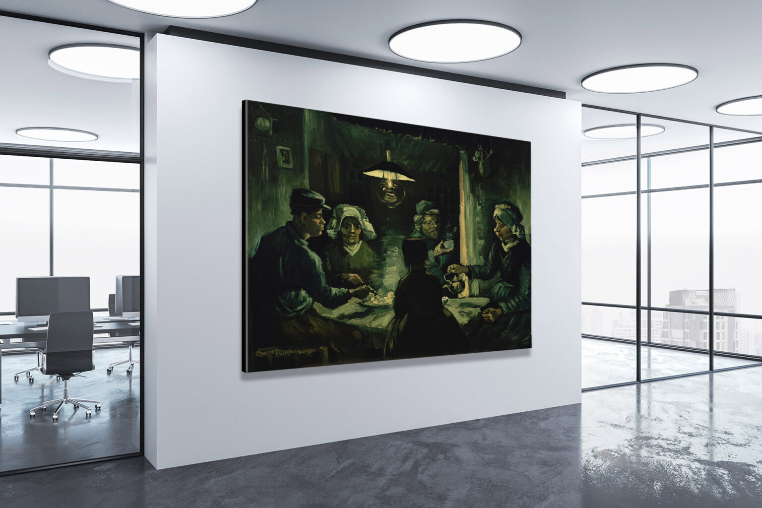 "The Potato Eaters" by Vincent Van Gogh, 1885 - WhiteClouds