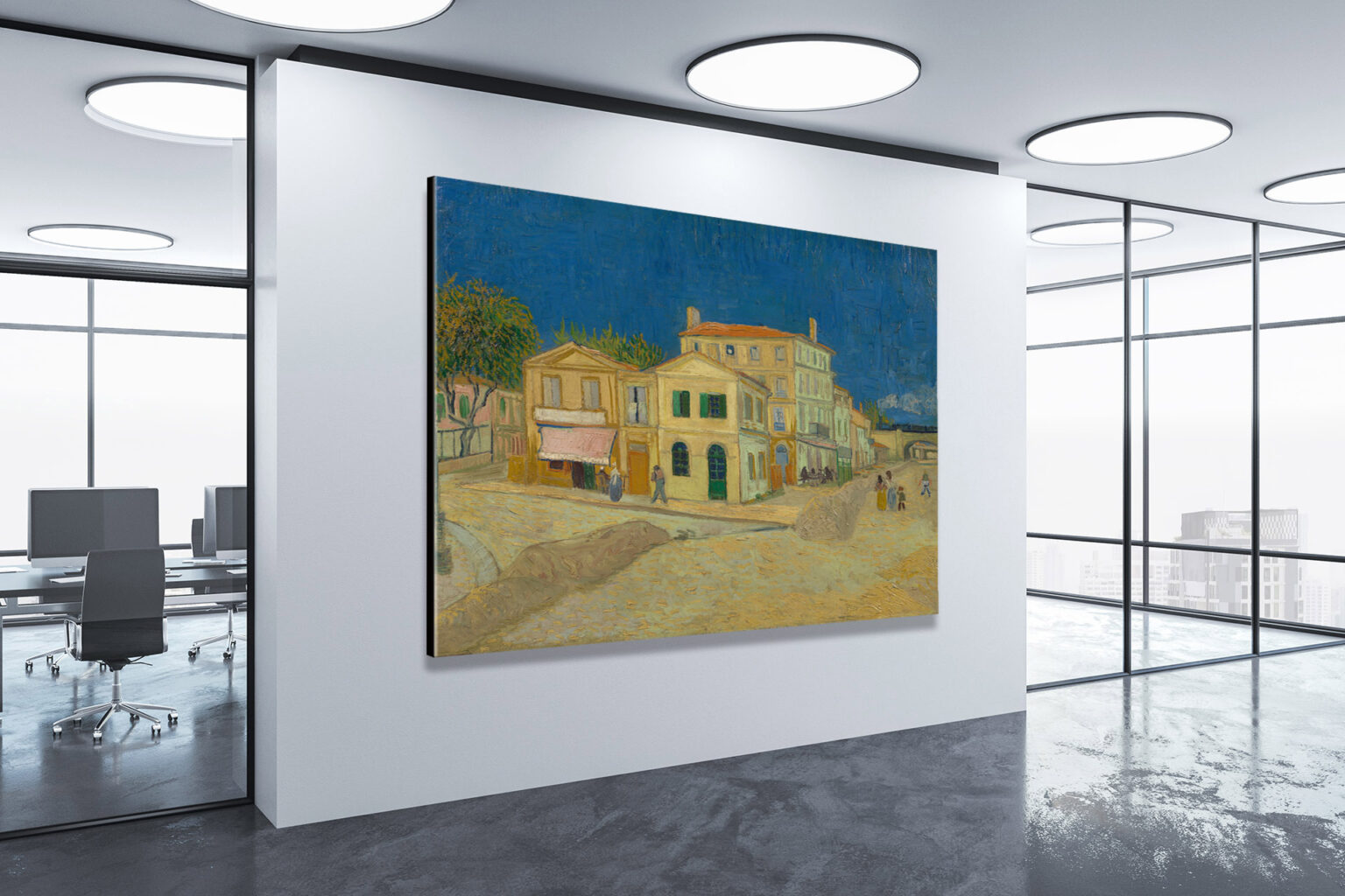 "The Yellow House" by Vincent Van Gogh, 1888 - WhiteClouds