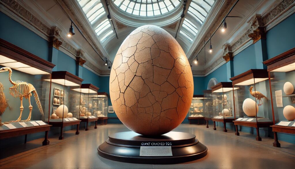 Giant Cracked Egg Prop - WhiteClouds