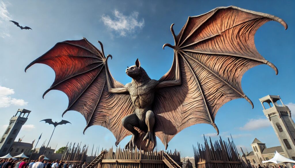Giant Bat Prop - WhiteClouds