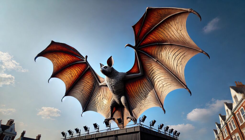 Giant Bat Prop - WhiteClouds