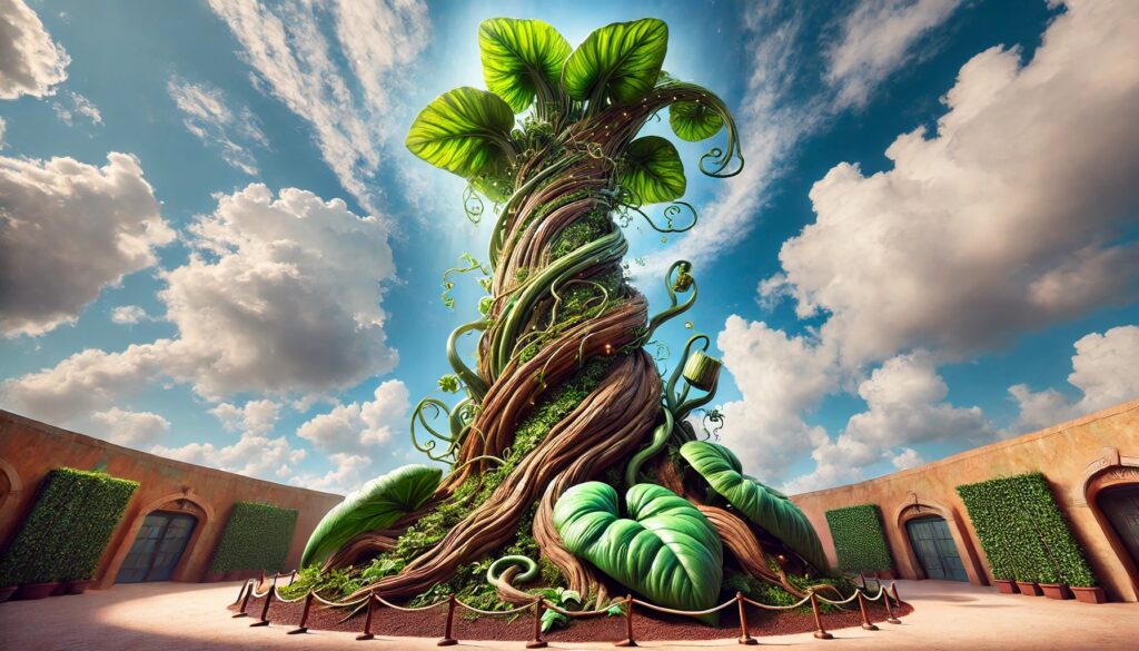 Giant Beanstalk Prop - WhiteClouds