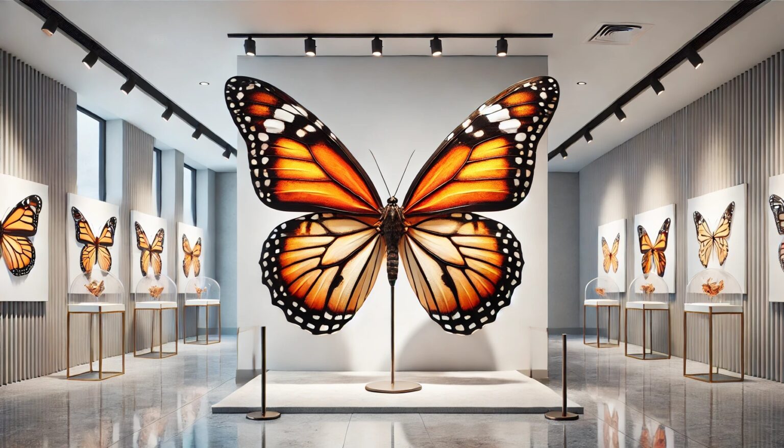Giant Butterfly Prop - WhiteClouds