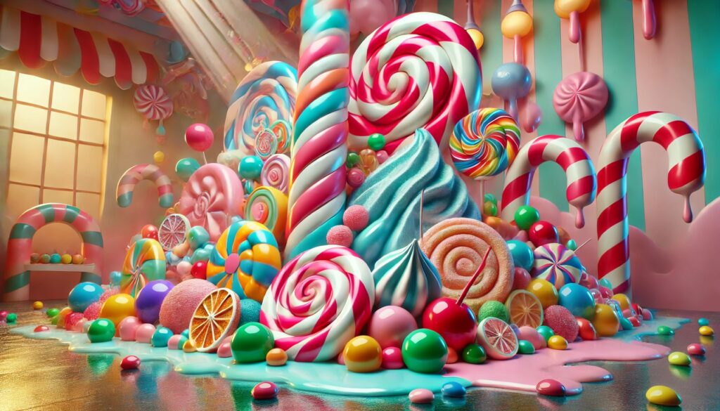 Giant Candyland Prop - WhiteClouds