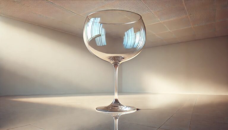 Giant Champagne Glass Prop - WhiteClouds