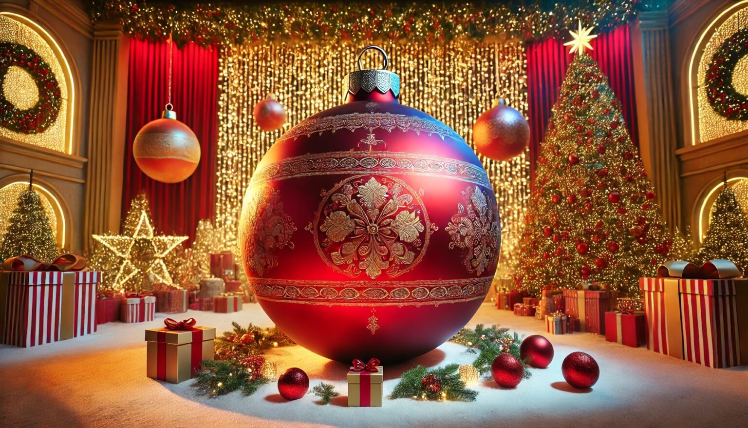 Giant Christmas Props - WhiteClouds