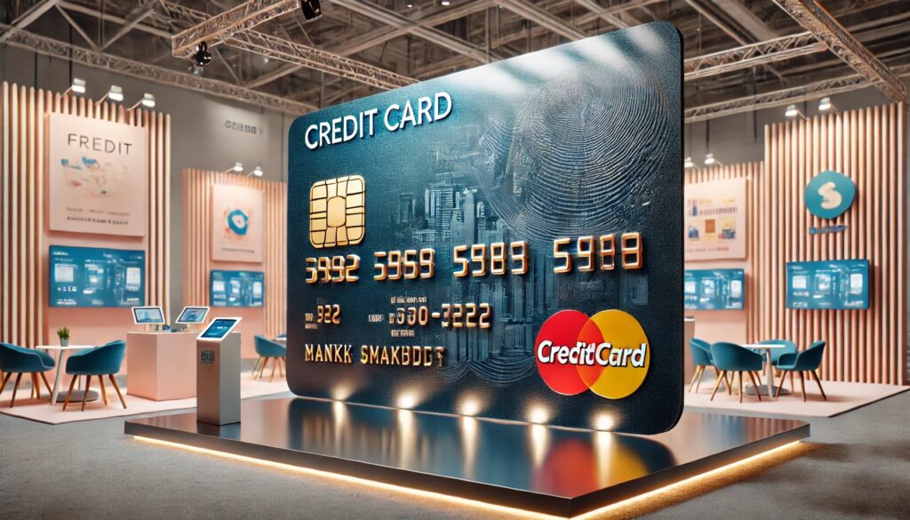 Giant Credit Card Prop - WhiteClouds
