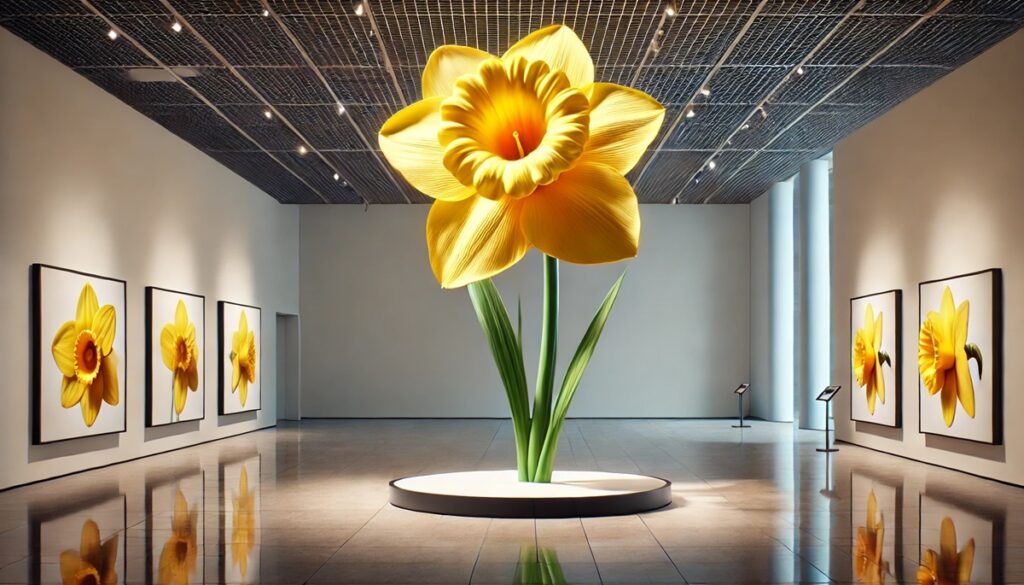 Giant Daffodil Prop - WhiteClouds