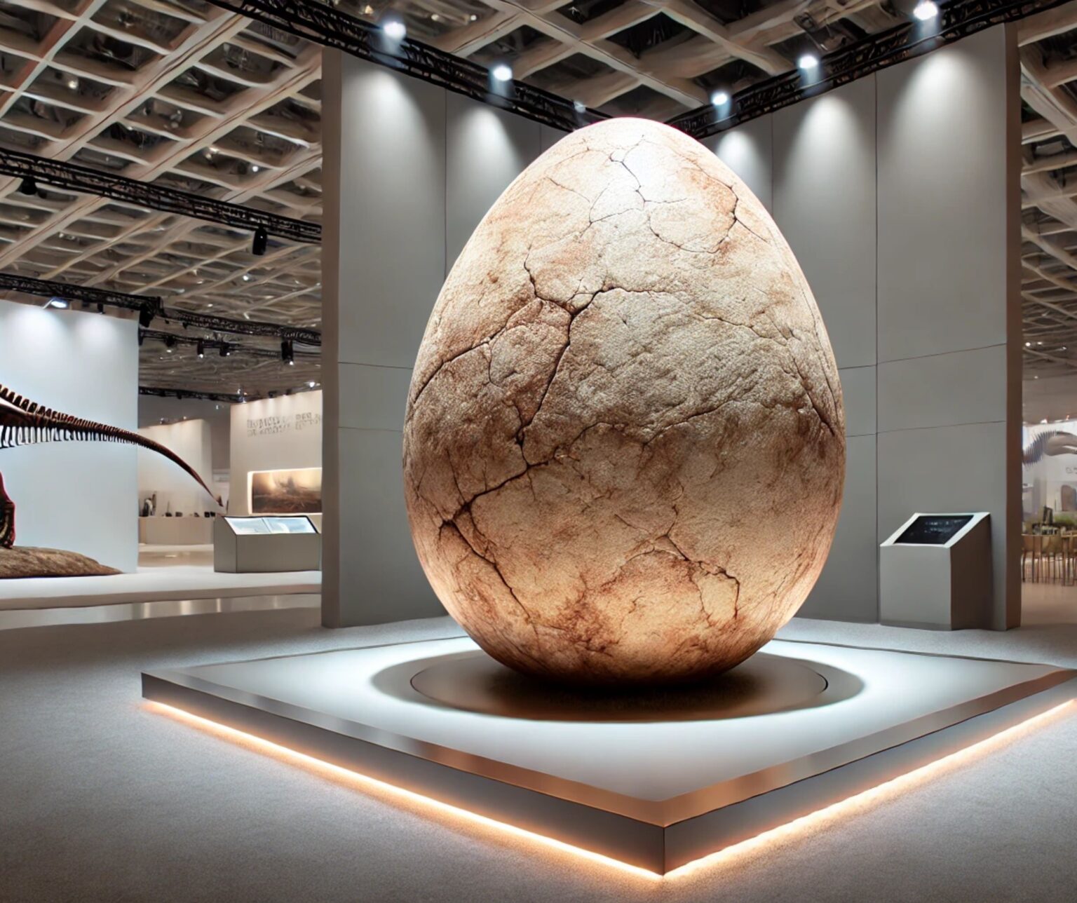 Giant Dinosaur Egg Prop - WhiteClouds