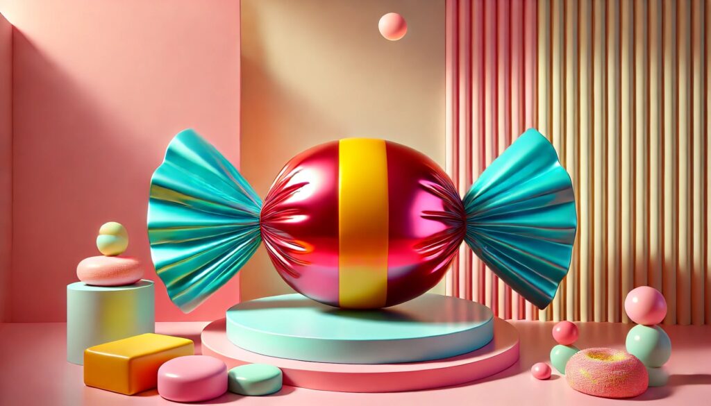 Giant Fake Candy Prop - WhiteClouds