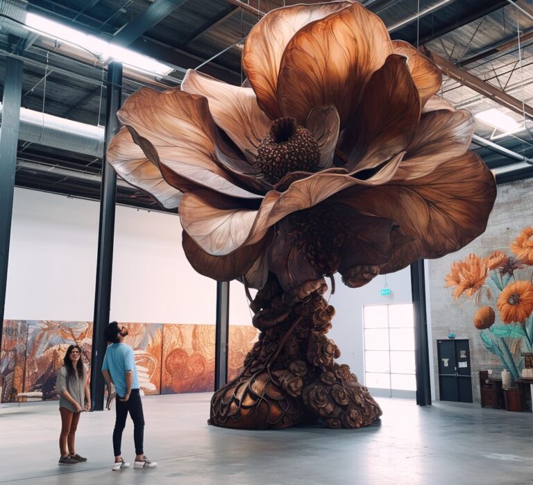 Giant Flower Props - WhiteClouds