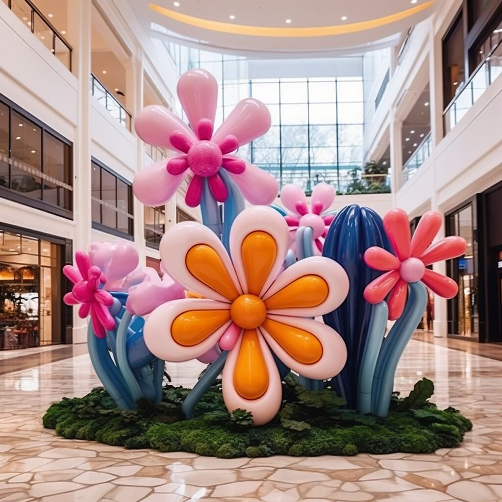 Giant Flower Props - WhiteClouds