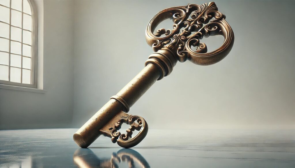 Giant Key Prop - WhiteClouds