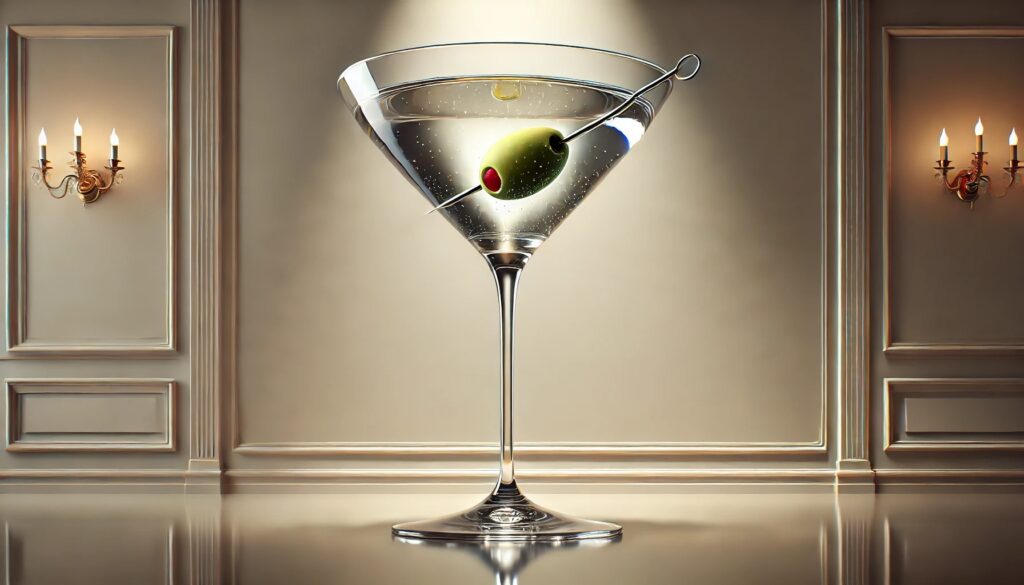 Giant Martini Glass Prop - WhiteClouds