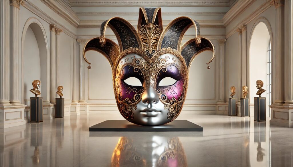 Giant Masquerade Mask Prop - WhiteClouds