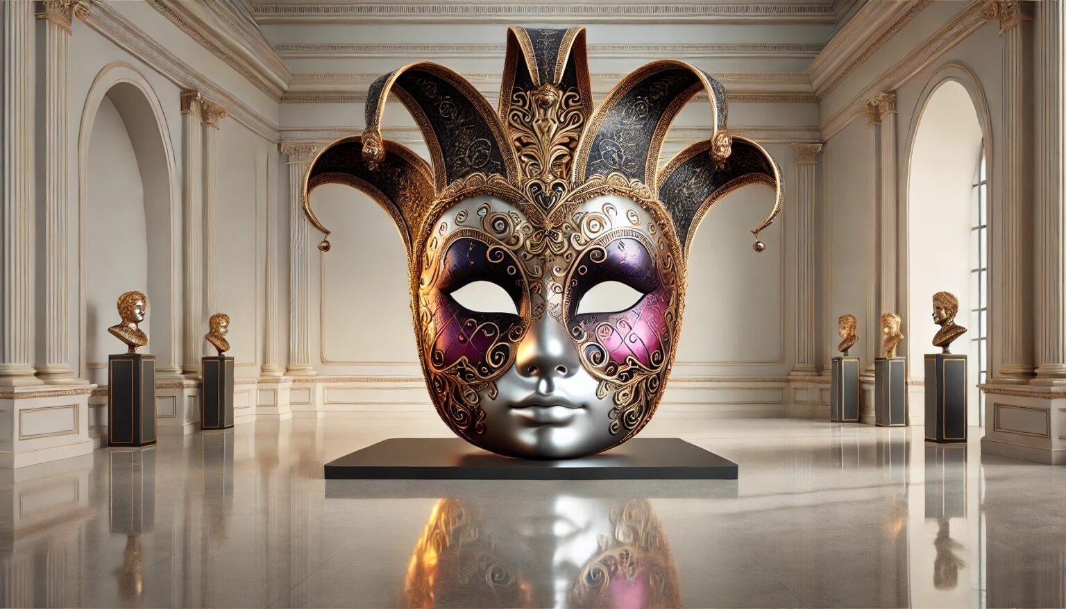 Giant Masquerade Mask Prop - WhiteClouds