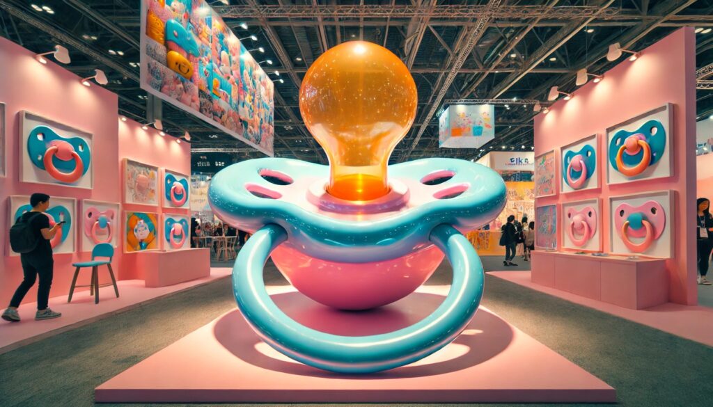 Giant Pacifier Prop - WhiteClouds