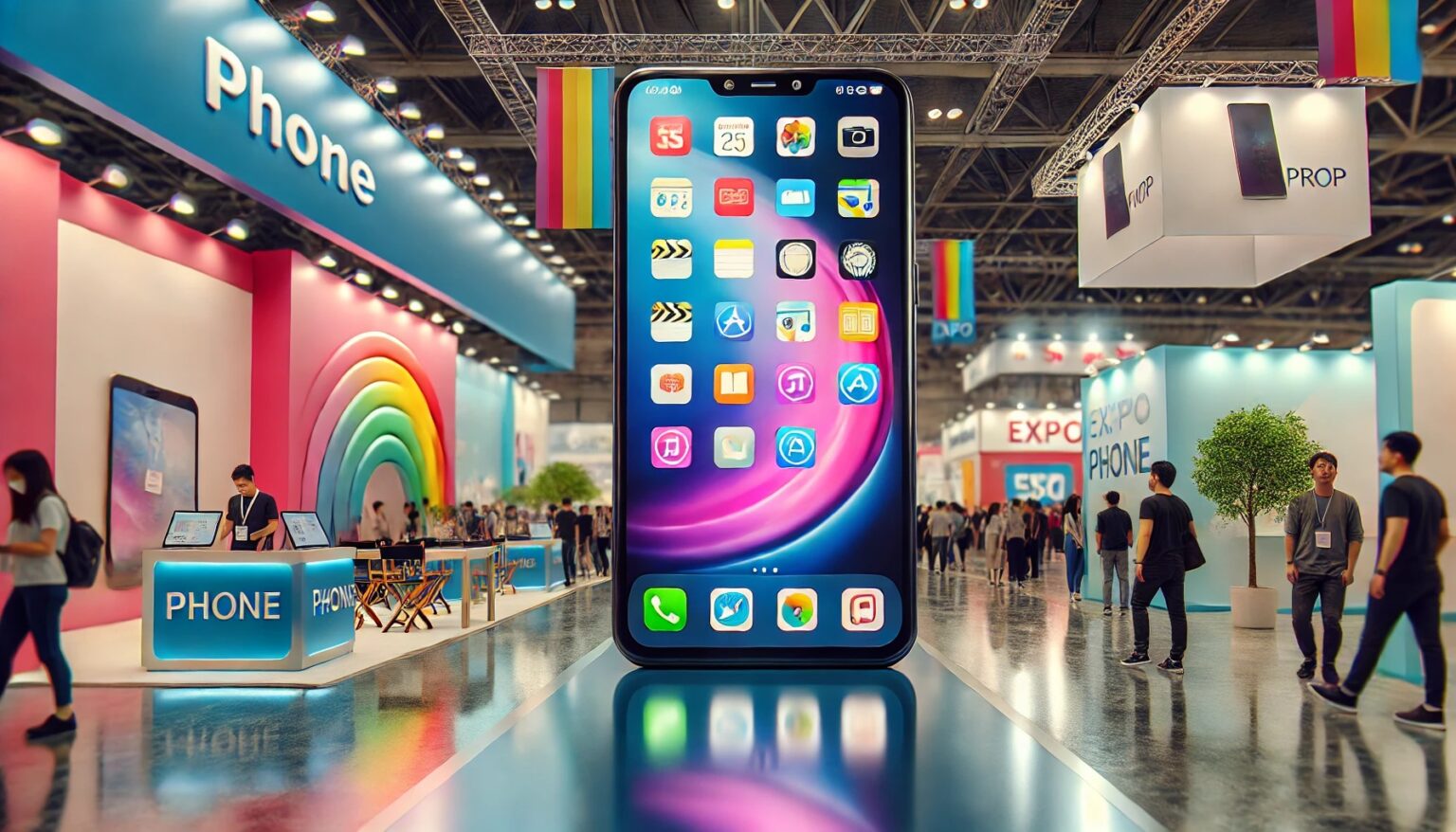 Giant Phone Prop - WhiteClouds