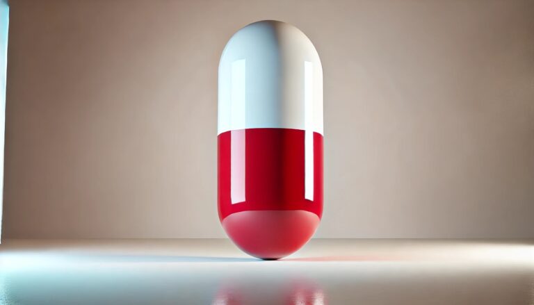 Giant Pill Prop - WhiteClouds