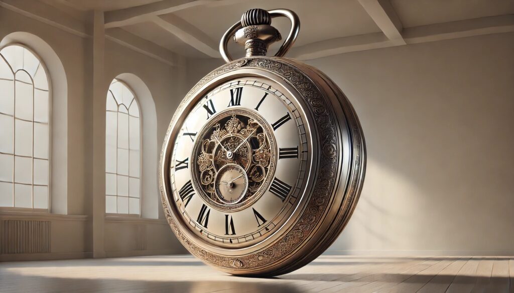 Giant Pocket Watch Prop - WhiteClouds