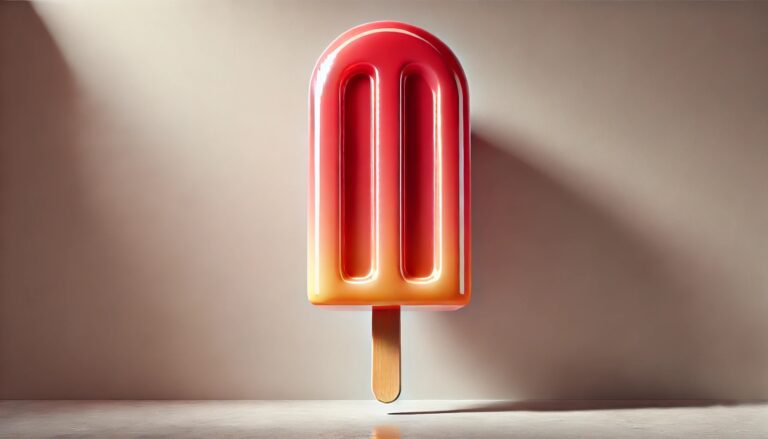 Giant Popsicle Prop - WhiteClouds