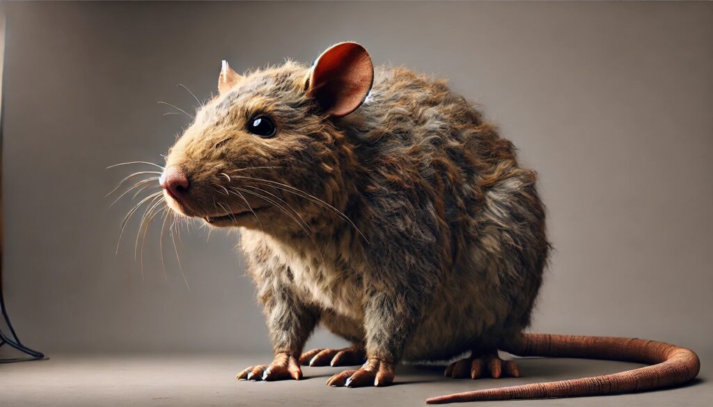 Giant Rat Prop - WhiteClouds