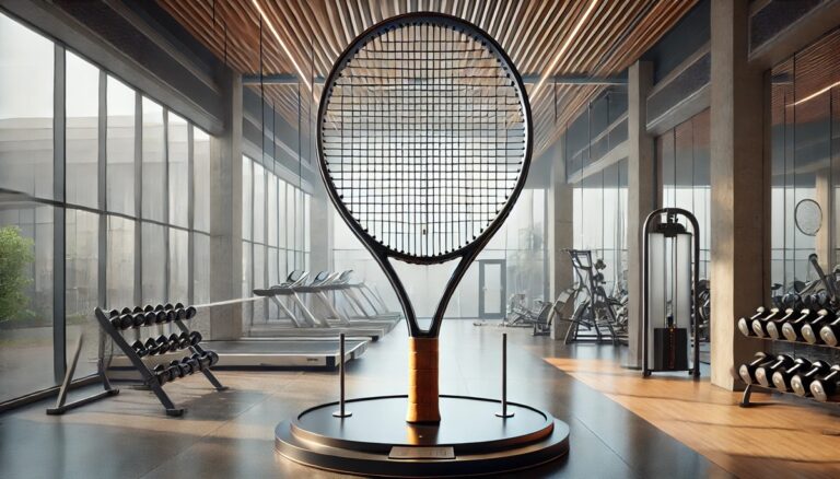 Giant Tennis Racquet Prop - WhiteClouds