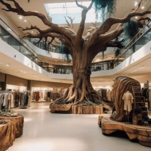 Giant Tree Prop - WhiteClouds