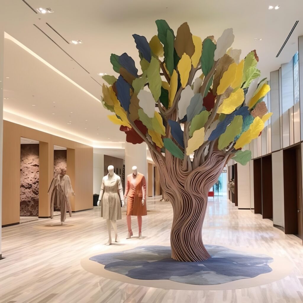 Giant Tree Prop - WhiteClouds