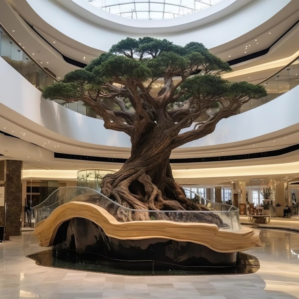 Giant Tree Prop - WhiteClouds