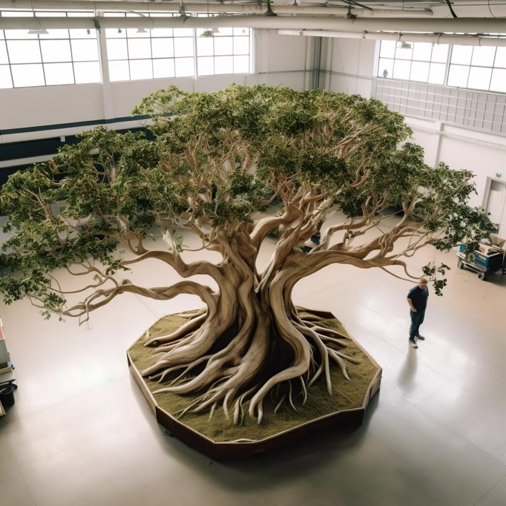 Giant Tree Prop - WhiteClouds