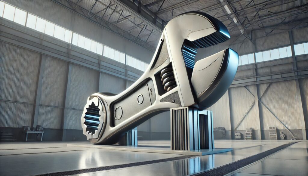 Giant Wrench Prop - WhiteClouds